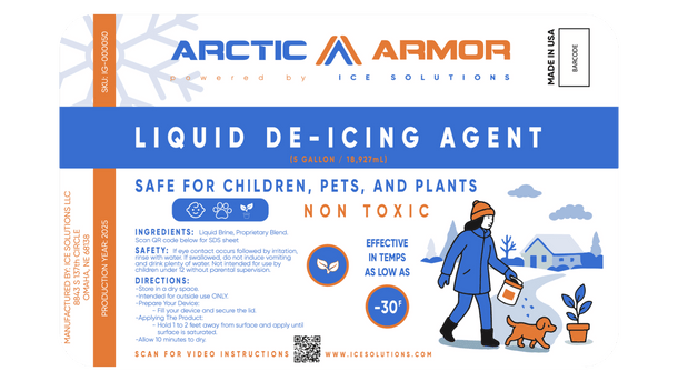 Brine Liquid De-Icer Solution | ARCTIC ARMOR™ – Ice Solutions