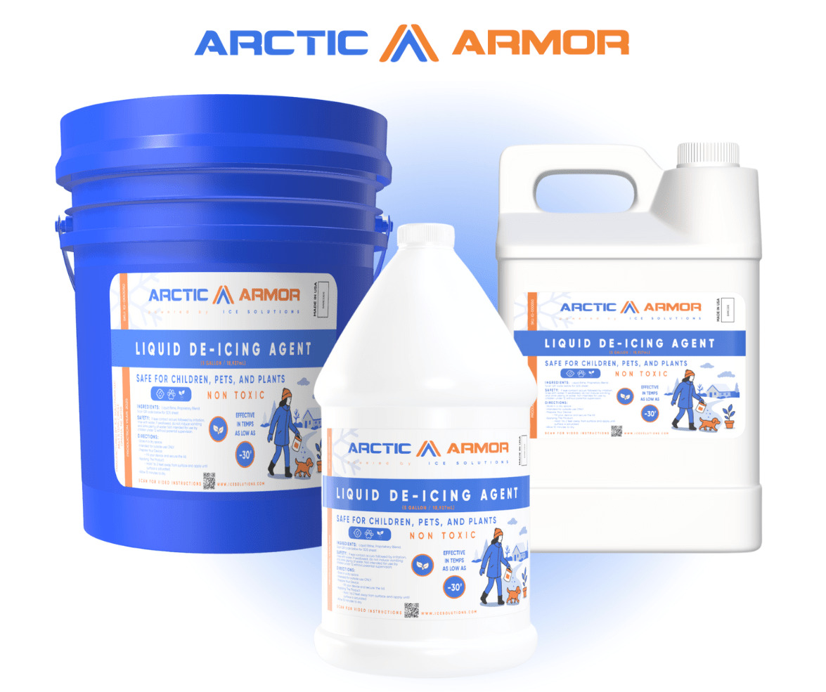Brine Liquid De-Icer Solution | ARCTIC ARMOR™ – Ice Solutions