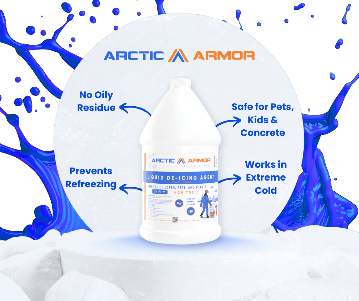 Brine Liquid De-Icer Solution | ARCTIC ARMOR™ – Ice Solutions