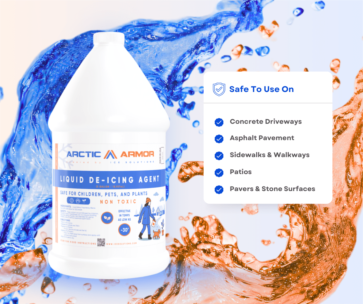 Brine Liquid De-Icer Solution | ARCTIC ARMOR™ – Ice Solutions