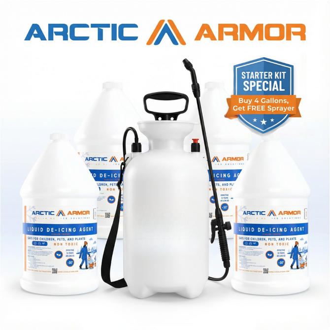 Brine Liquid De-Icer Solution | ARCTIC ARMOR™ – Ice Solutions